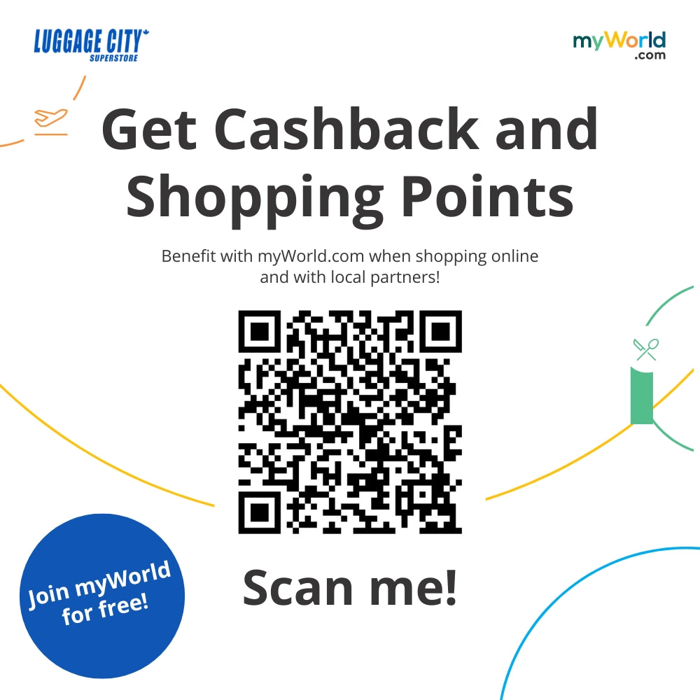 7% Cashback With Luggage City | myWorld
